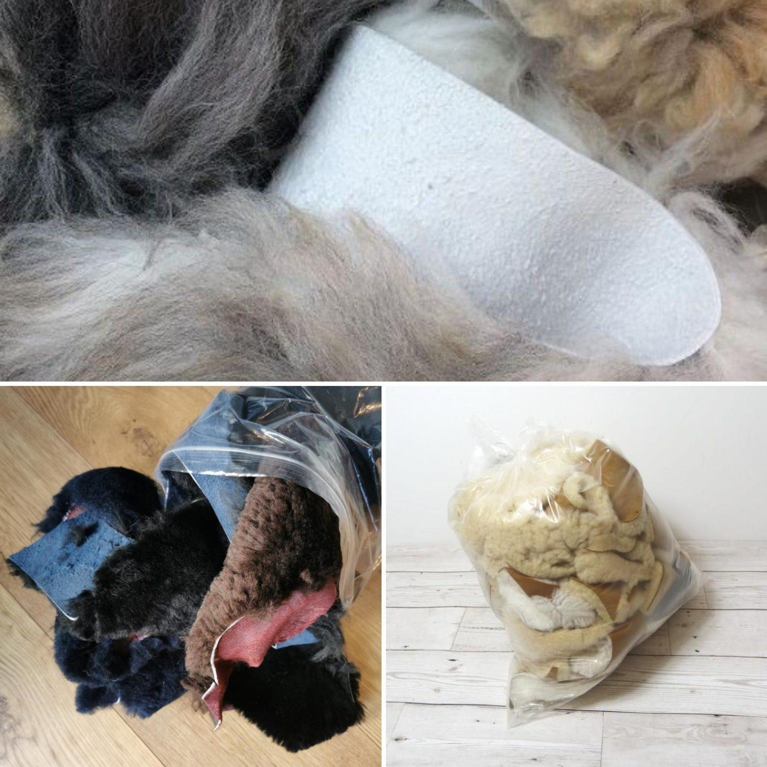 Sample - Sheepland Somerset Ivory Short Fur Sheepskin Hand Muff ...