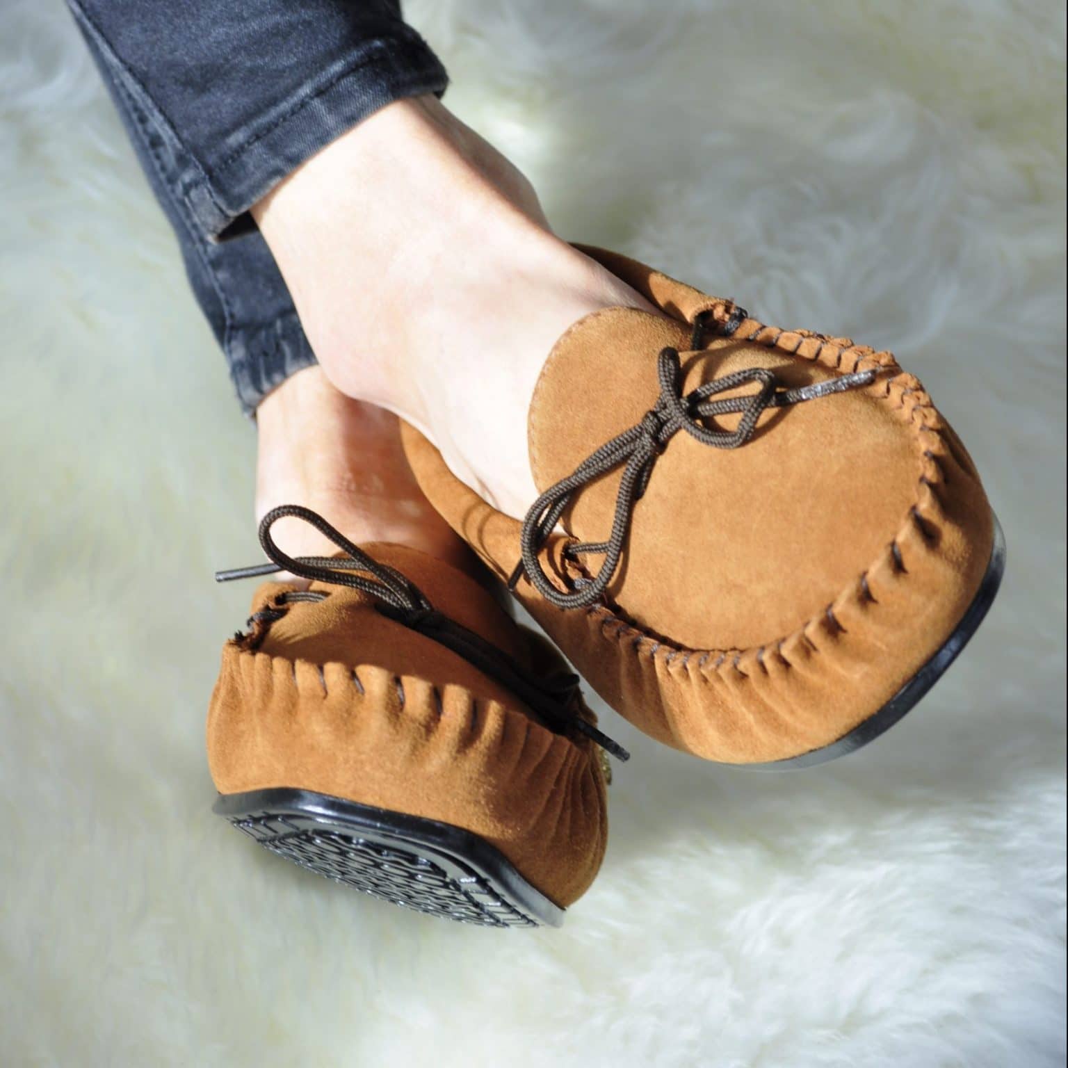 Sheepland Handmade British Charlotte Slippers - Sheepskin.co.uk