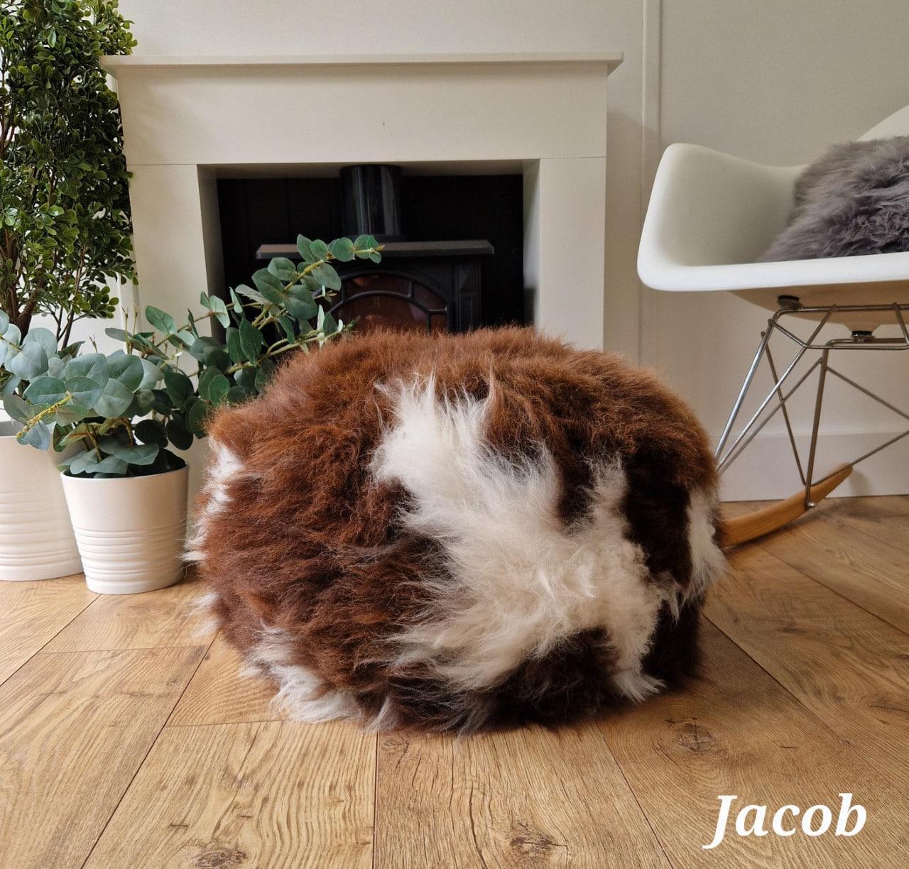 Luxury Handmade 100% British Sheepskin Pouffe - Various Colours ...