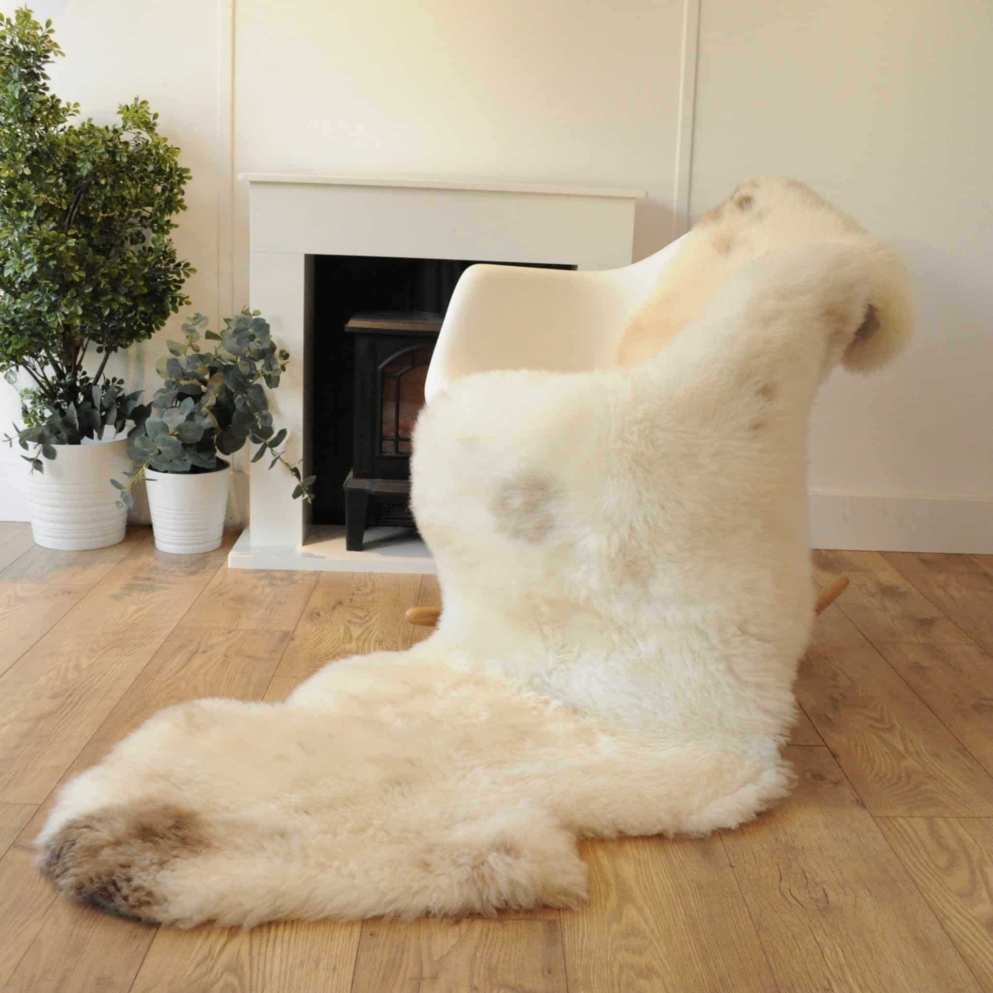 British Organic Double Sheepskin Rug - Sheepskin.co.uk British