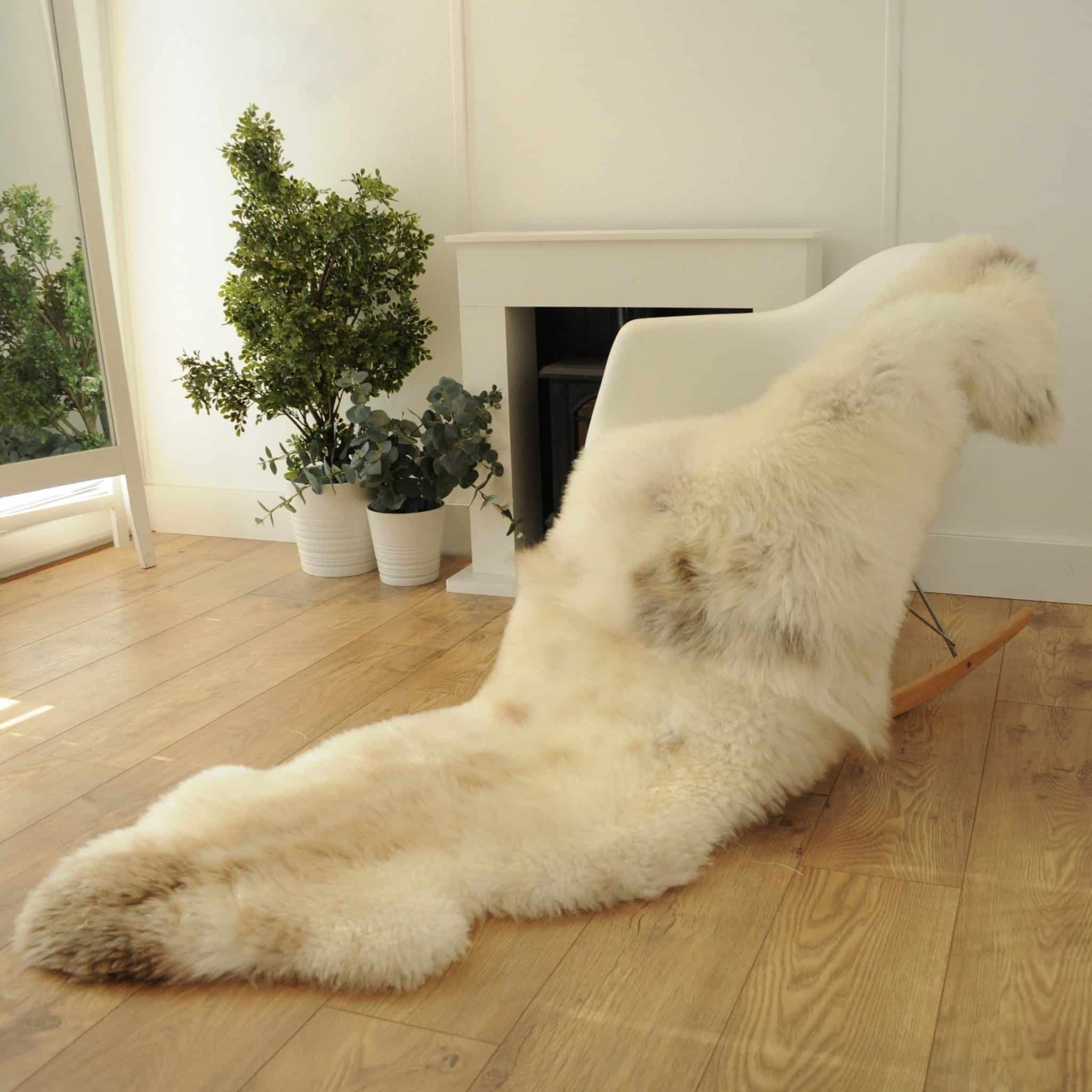 British Organic Double Sheepskin Rug - Sheepskin.co.uk British