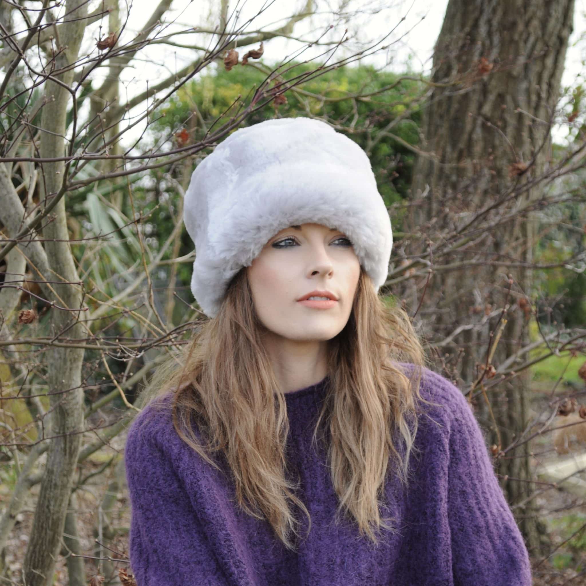 Handmade Ladies 100% British Colourful Sheepskin Shearling Hats ...