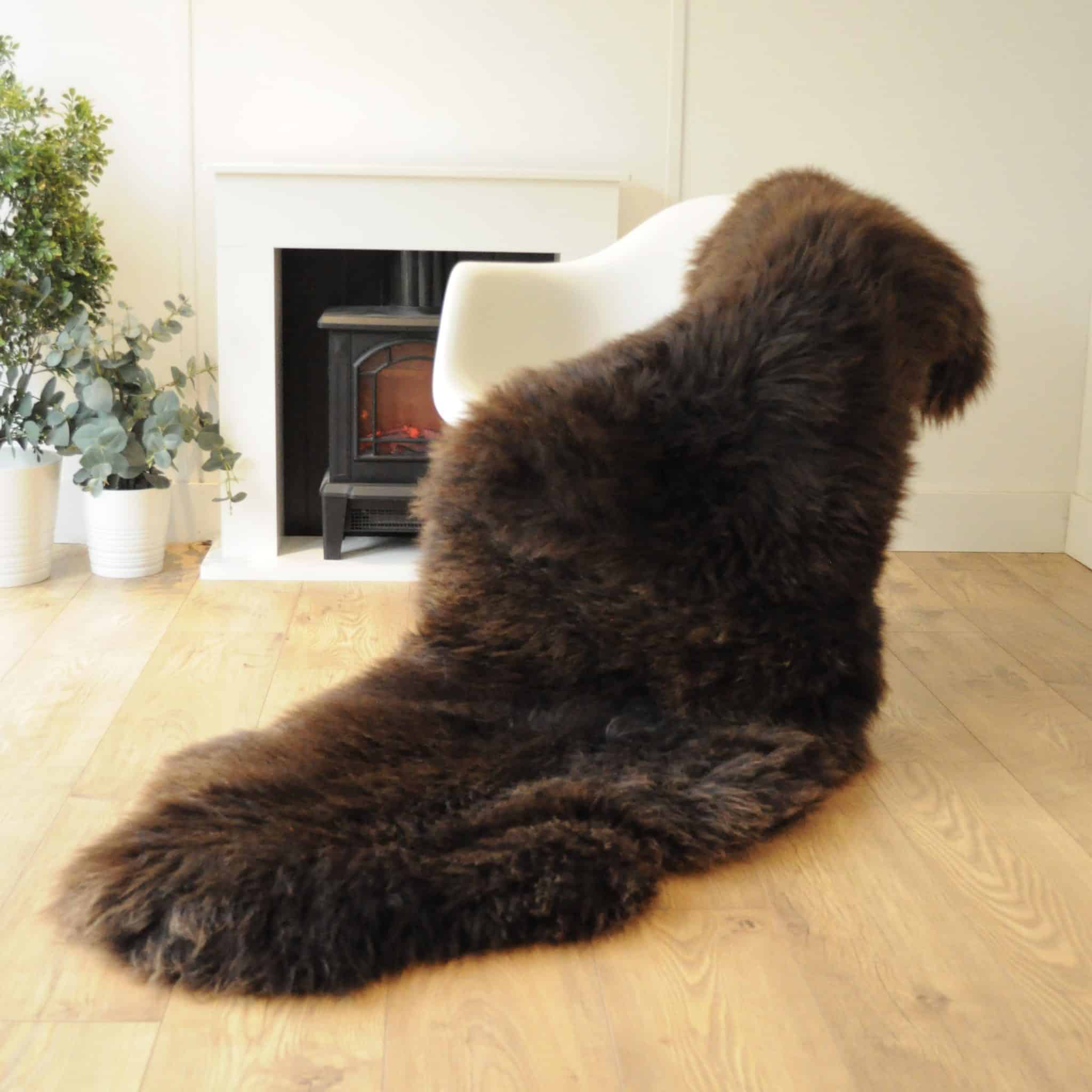 British Organic Double Sheepskin Rug - Sheepskin.co.uk British