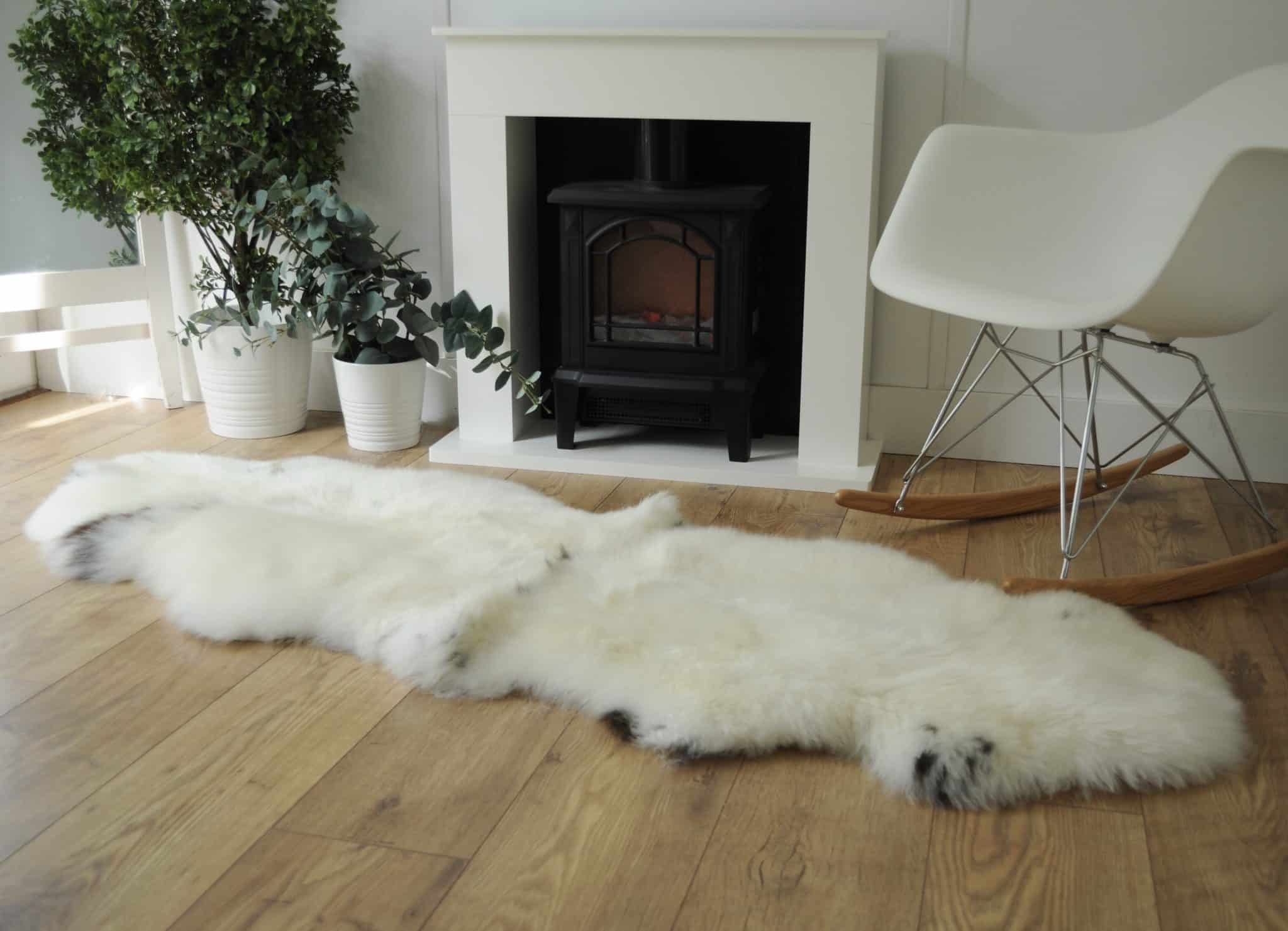 British Organic Double Sheepskin Rug - Sheepskin.co.uk British