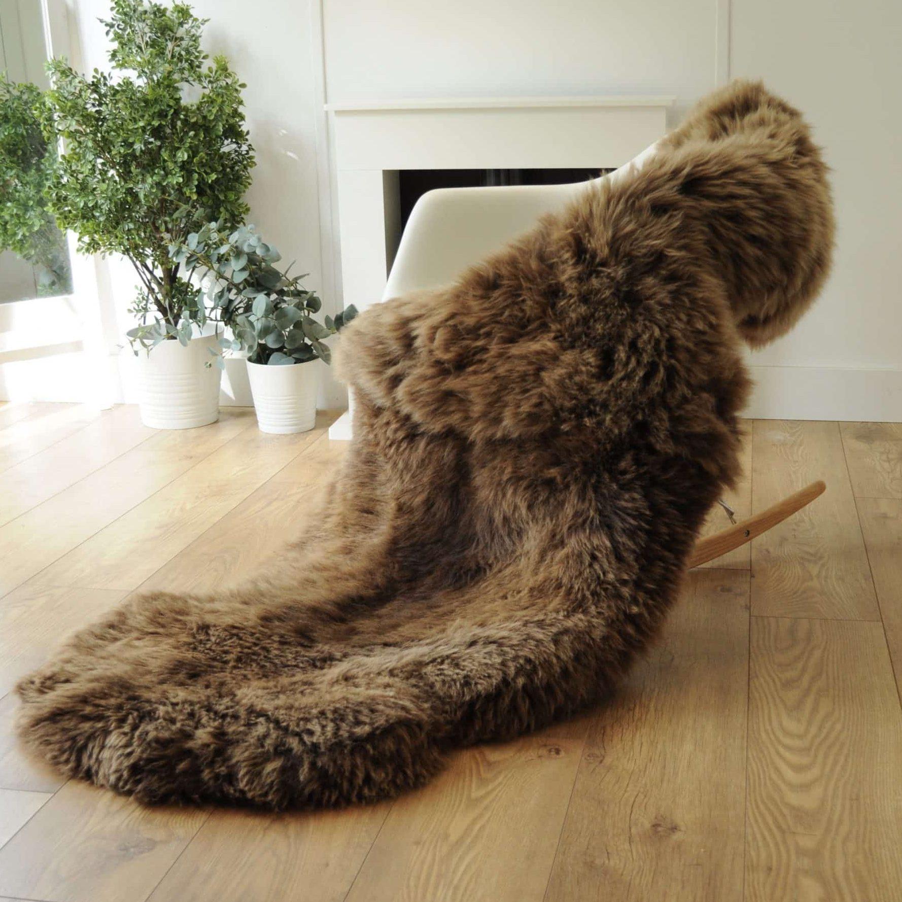 British Organic Double Sheepskin Rug - Sheepskin.co.uk British