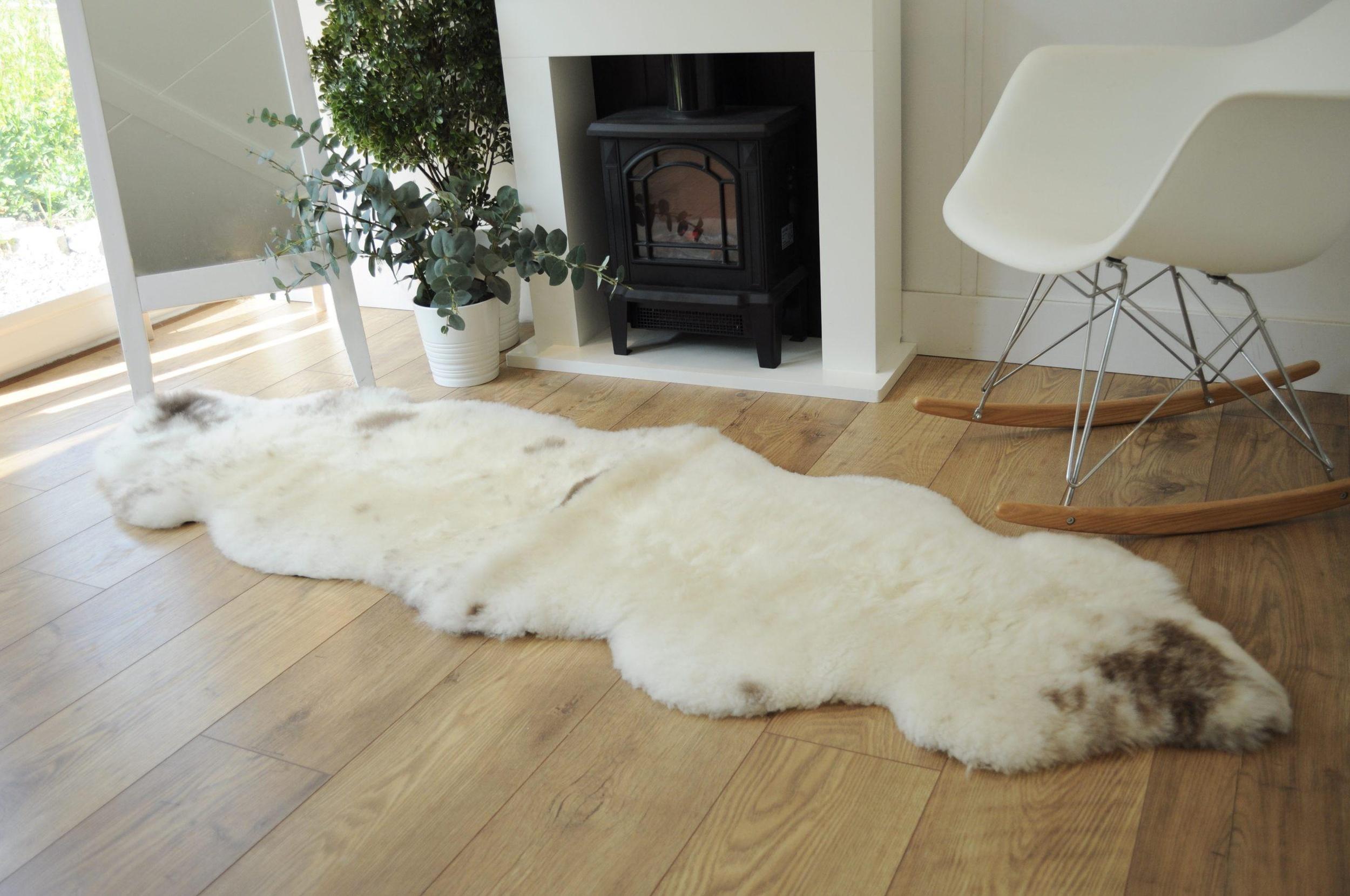 British Organic Double Sheepskin Rug - Sheepskin.co.uk British