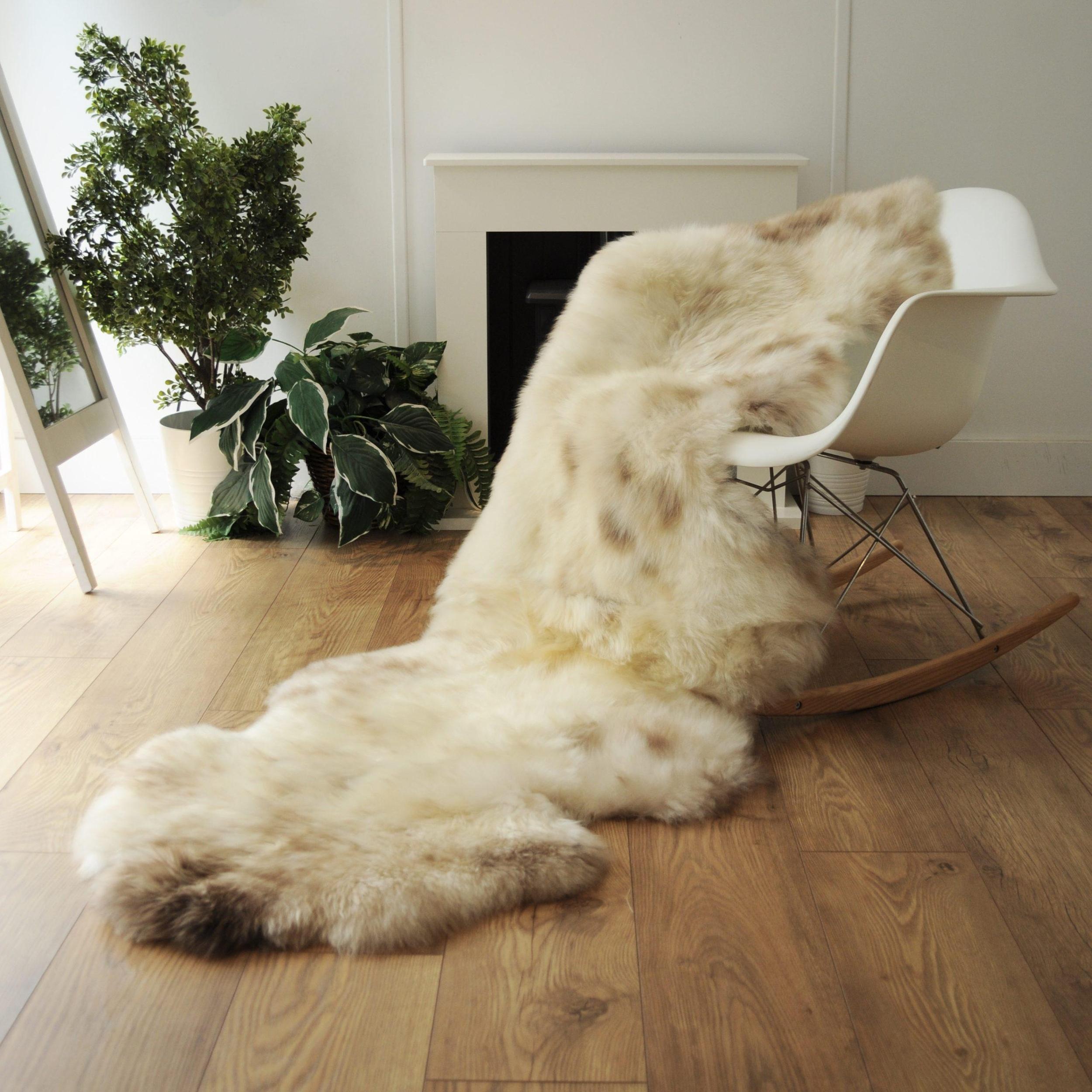 British Organic Double Sheepskin Rug - Sheepskin.co.uk British