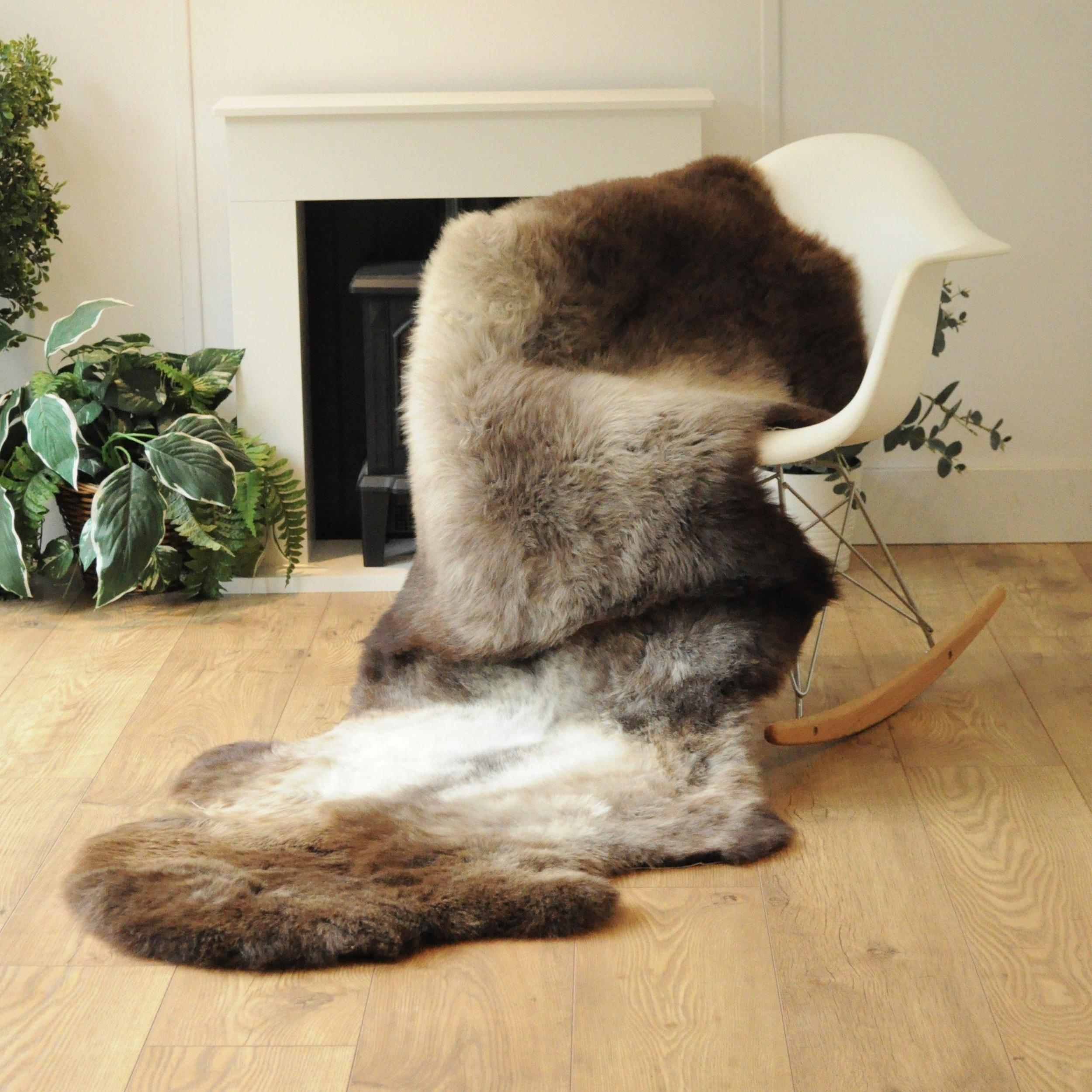 British Organic Double Sheepskin Rug - Sheepskin.co.uk British