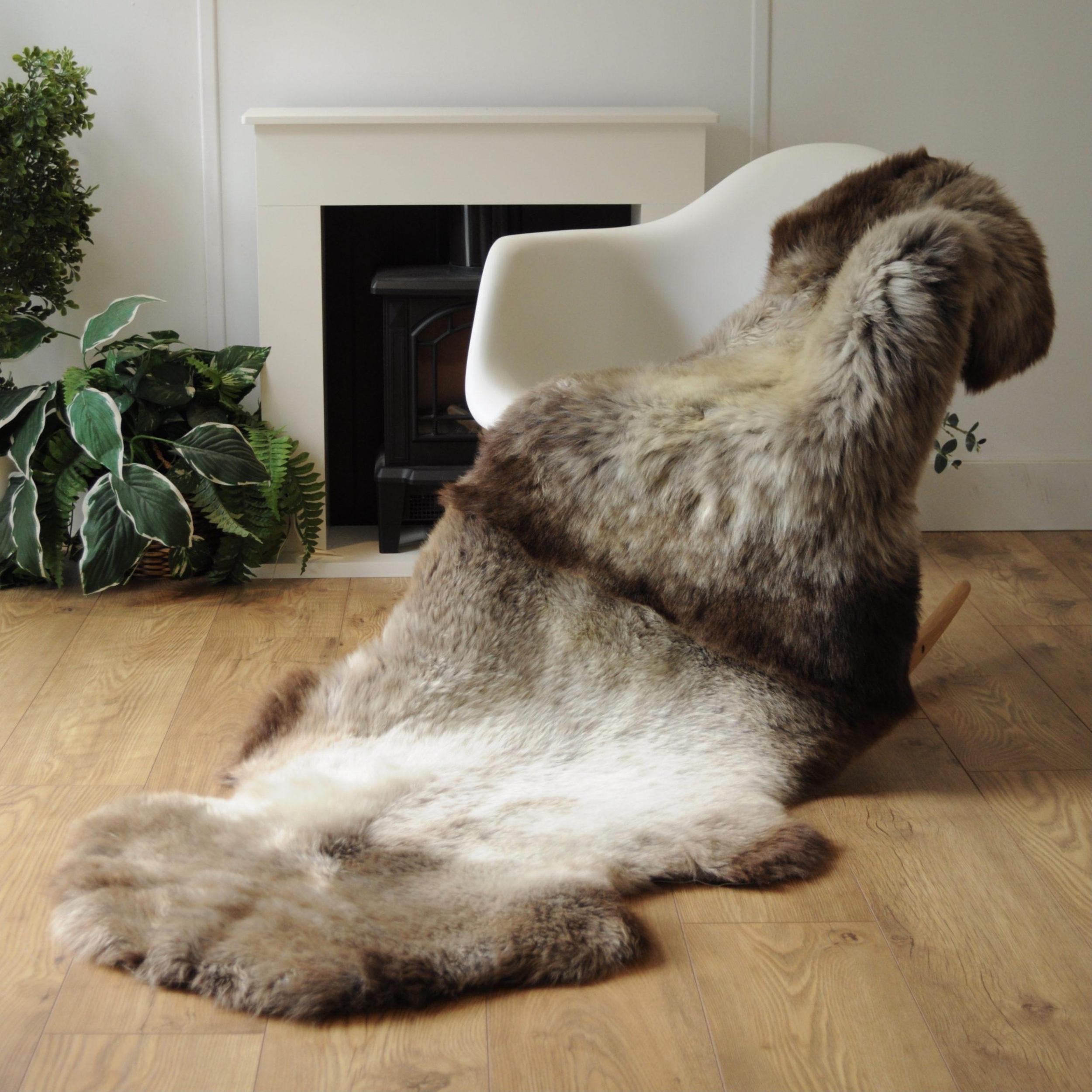 British Organic Double Sheepskin Rug - Sheepskin.co.uk British