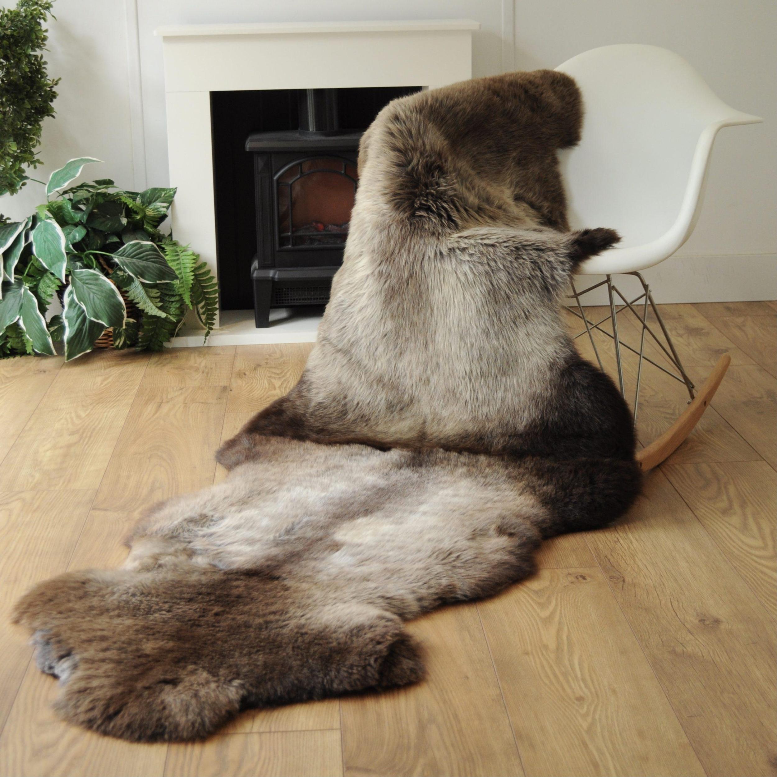 British Organic Double Sheepskin Rug - Sheepskin.co.uk British