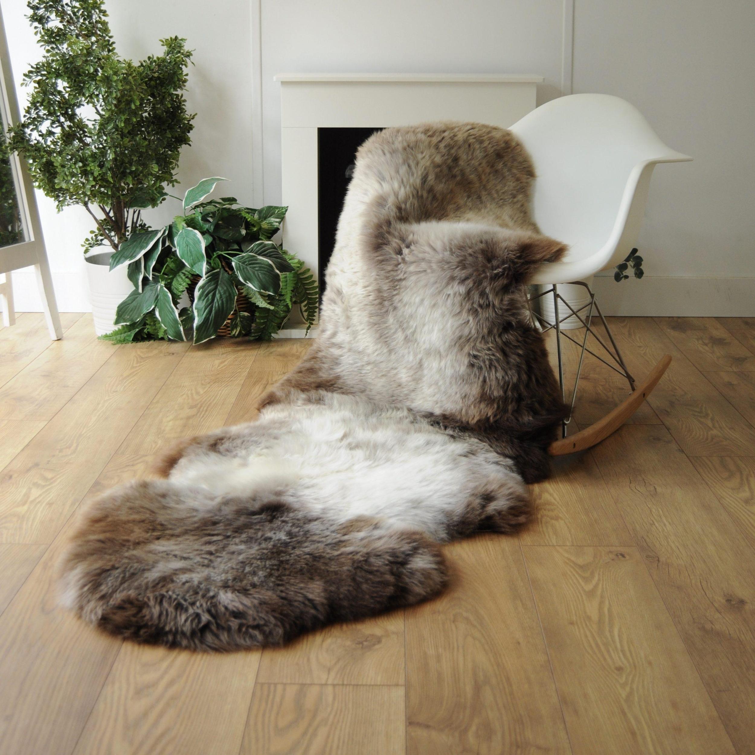 British Organic Double Sheepskin Rug - Sheepskin.co.uk British