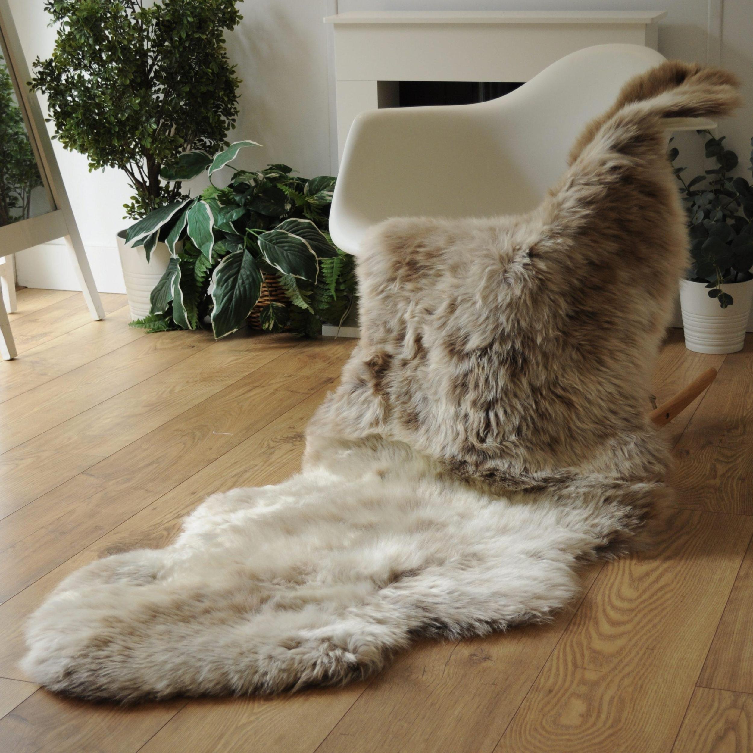 British Organic Double Sheepskin Rug - Sheepskin.co.uk British