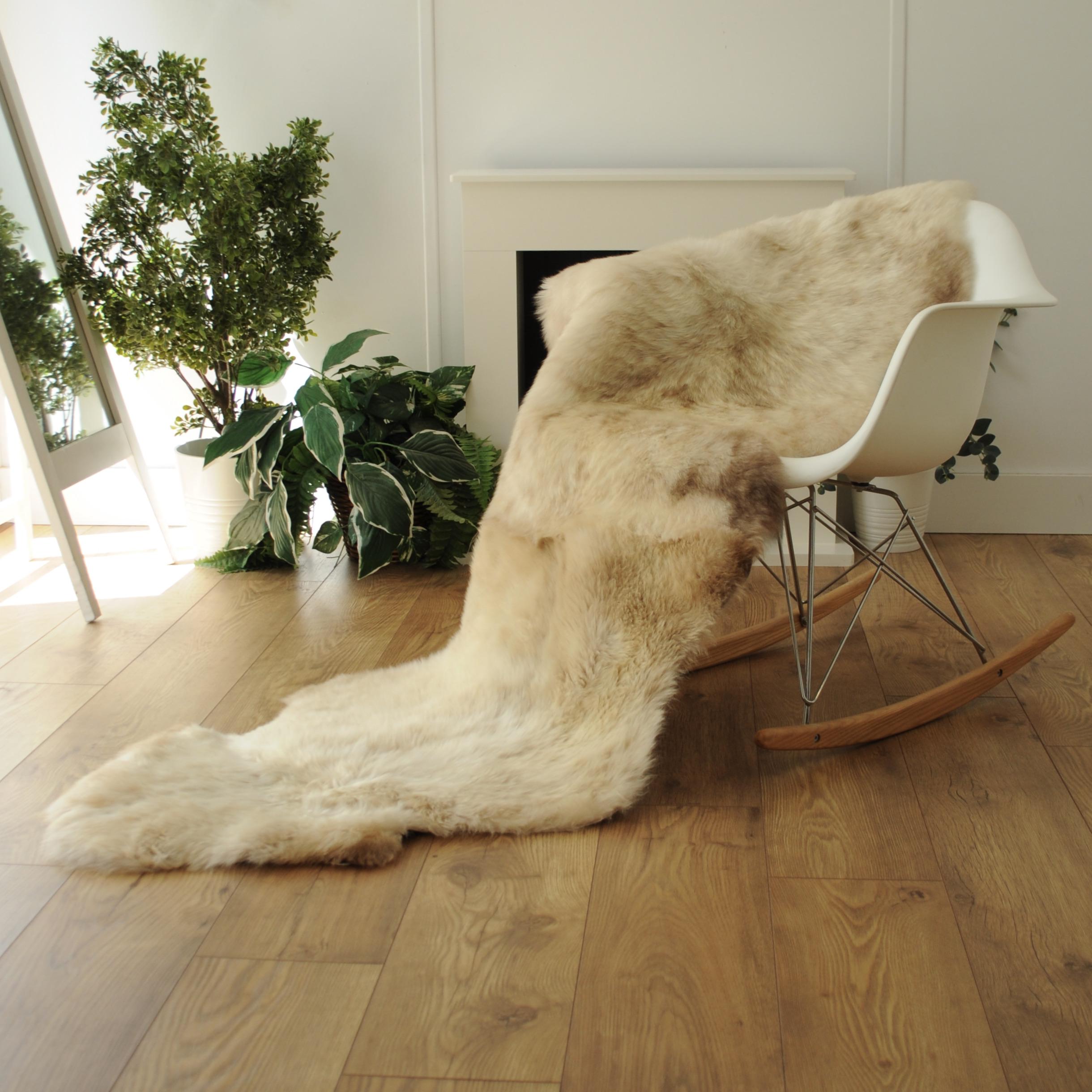 British Organic Double Sheepskin Rug - Sheepskin.co.uk British