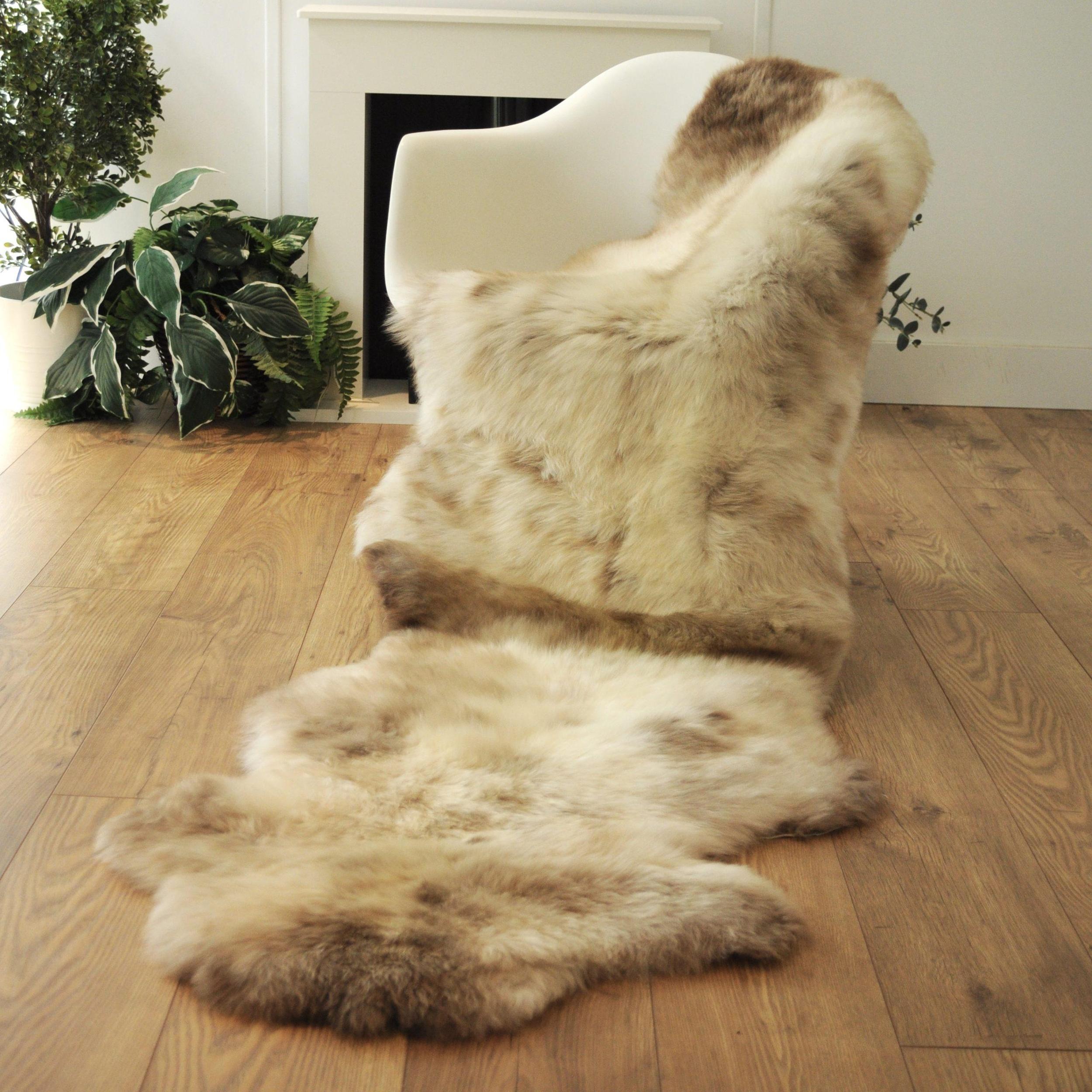 British Organic Double Sheepskin Rug - Sheepskin.co.uk British