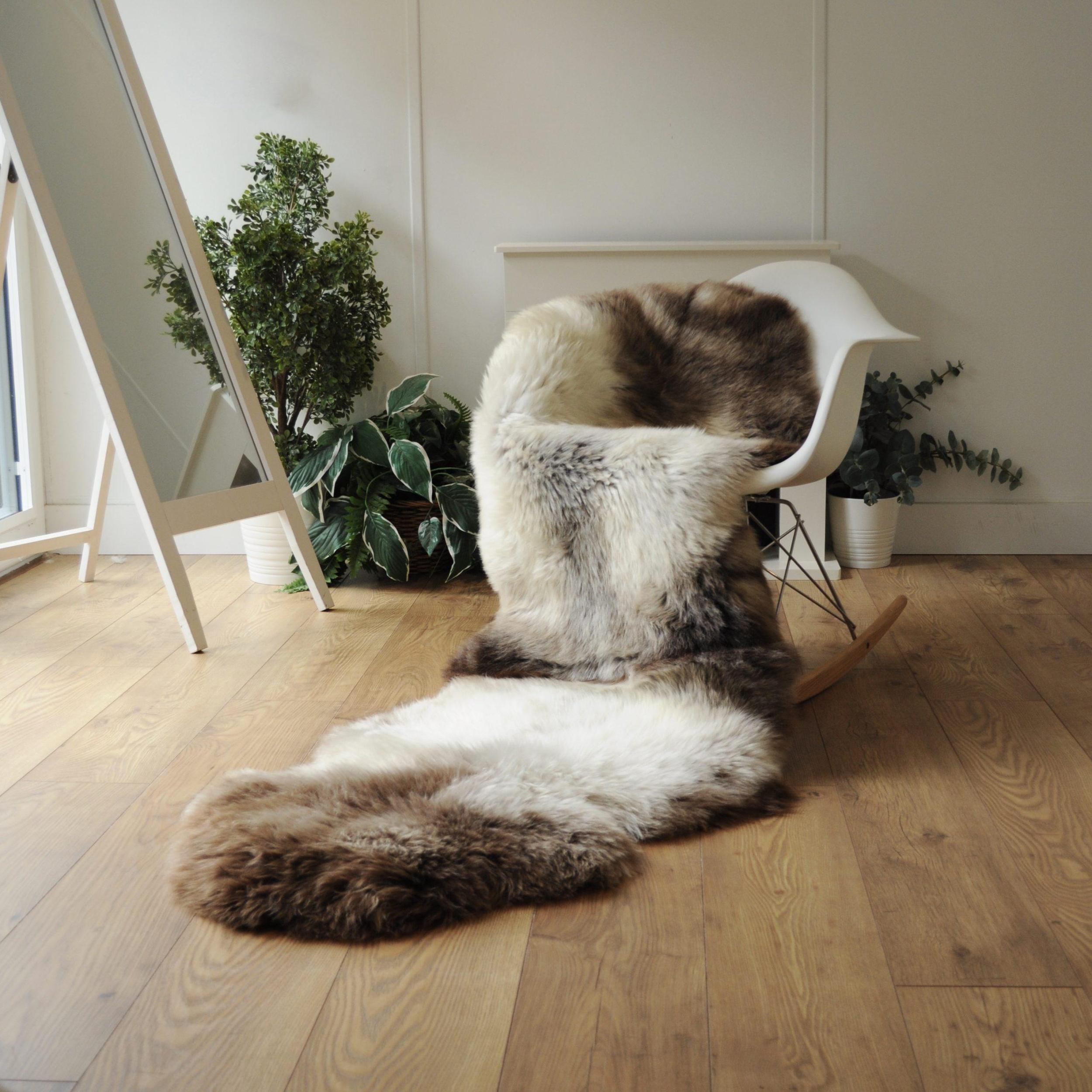 British Organic Double Sheepskin Rug - Sheepskin.co.uk British