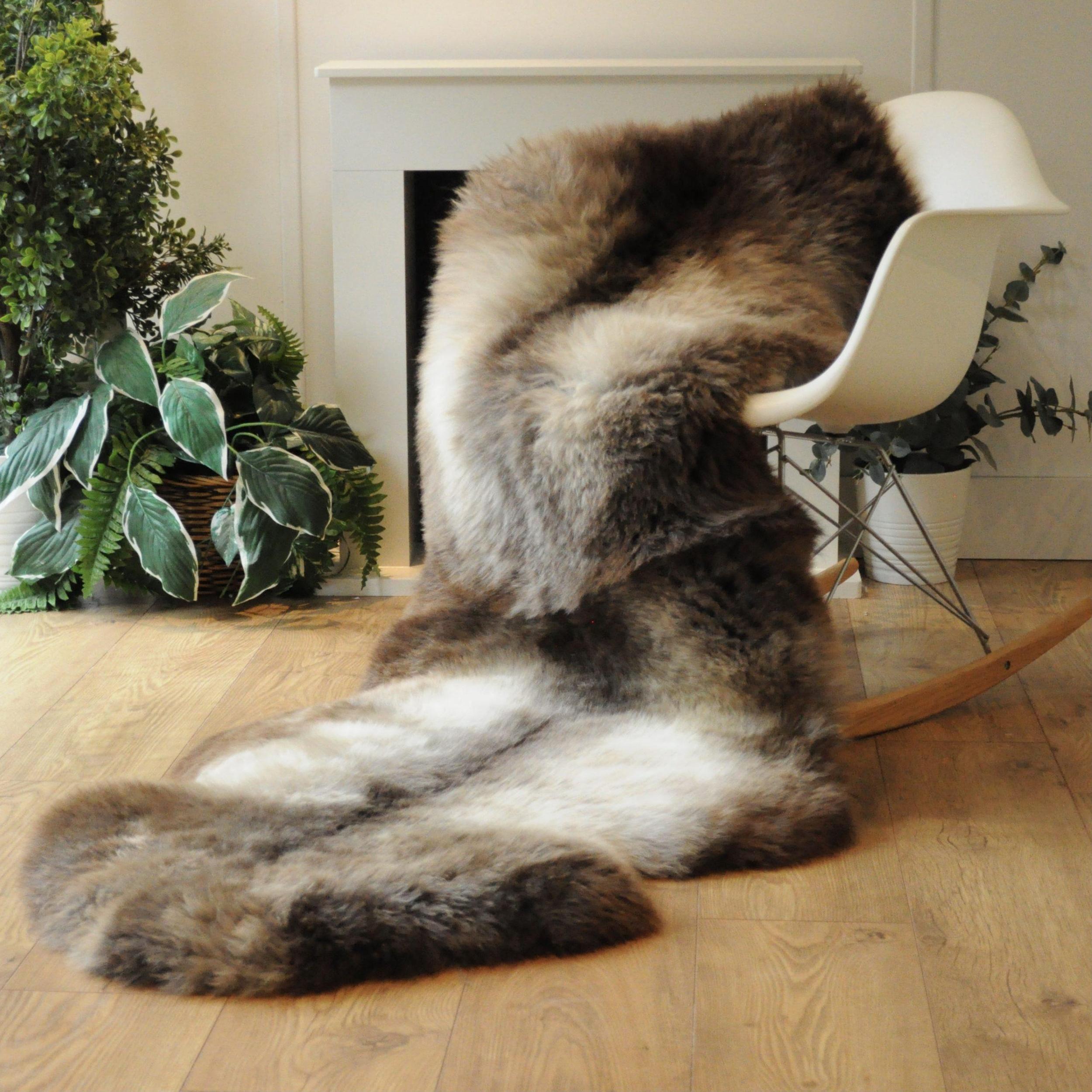 British Organic Double Sheepskin Rug - Sheepskin.co.uk British