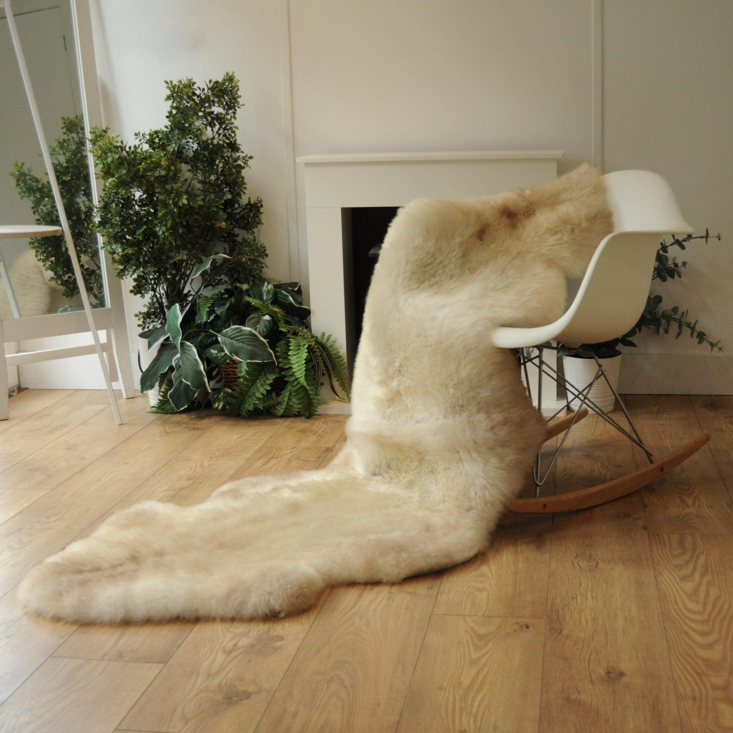 British Organic Double Sheepskin Rug - Sheepskin.co.uk British