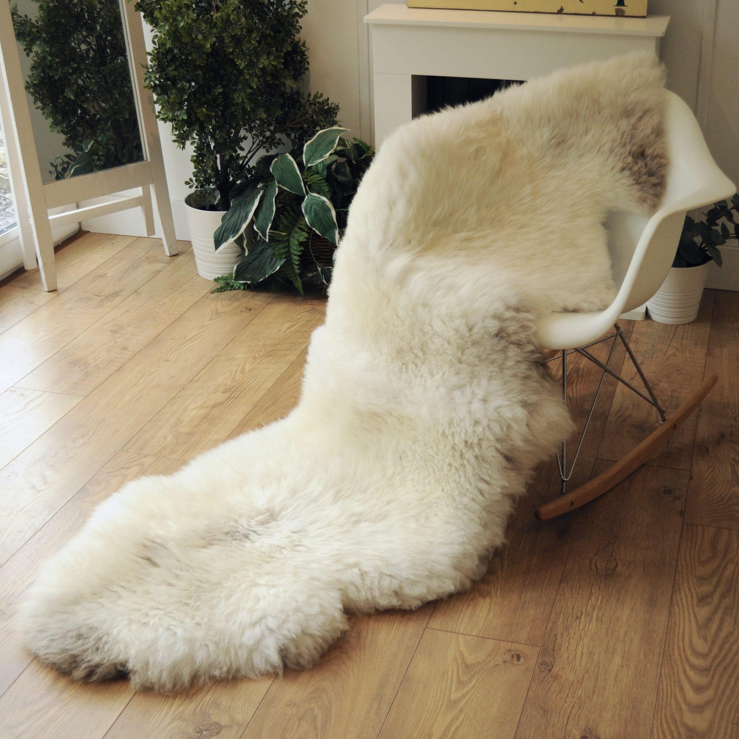 British Organic Double Sheepskin Rug - Sheepskin.co.uk British