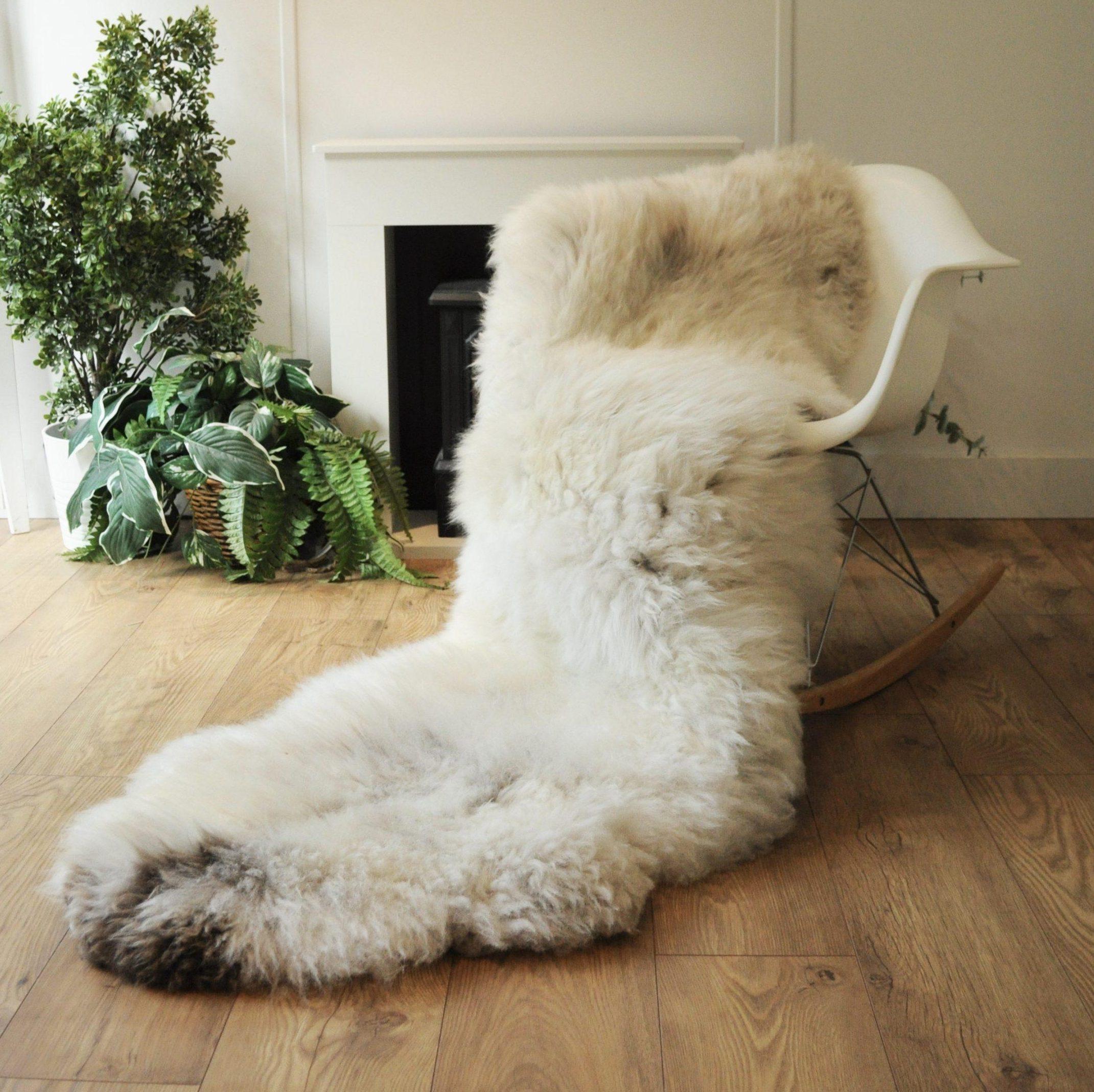 British Organic Double Sheepskin Rug - Sheepskin.co.uk British