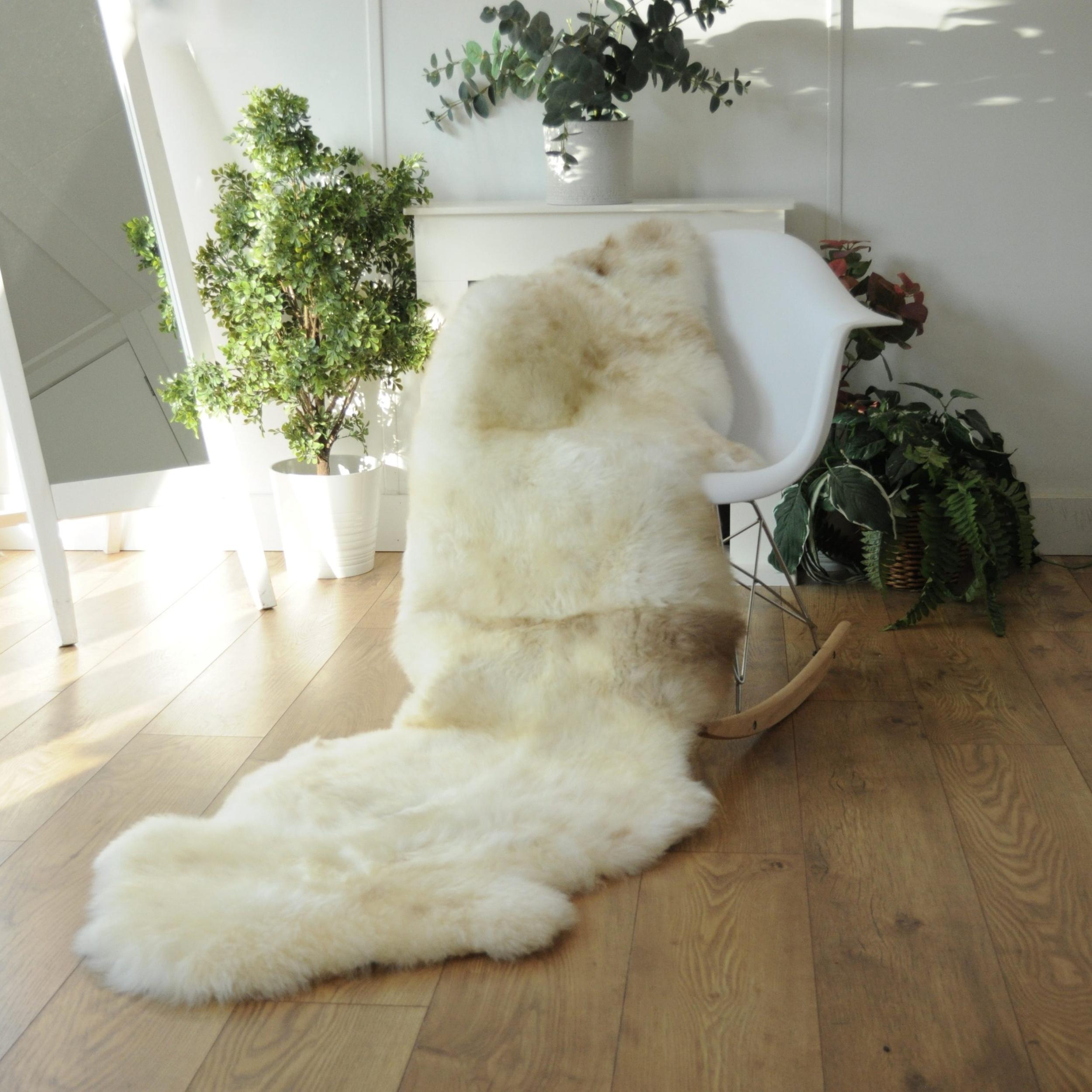 British Organic Double Sheepskin Rug - Sheepskin.co.uk British