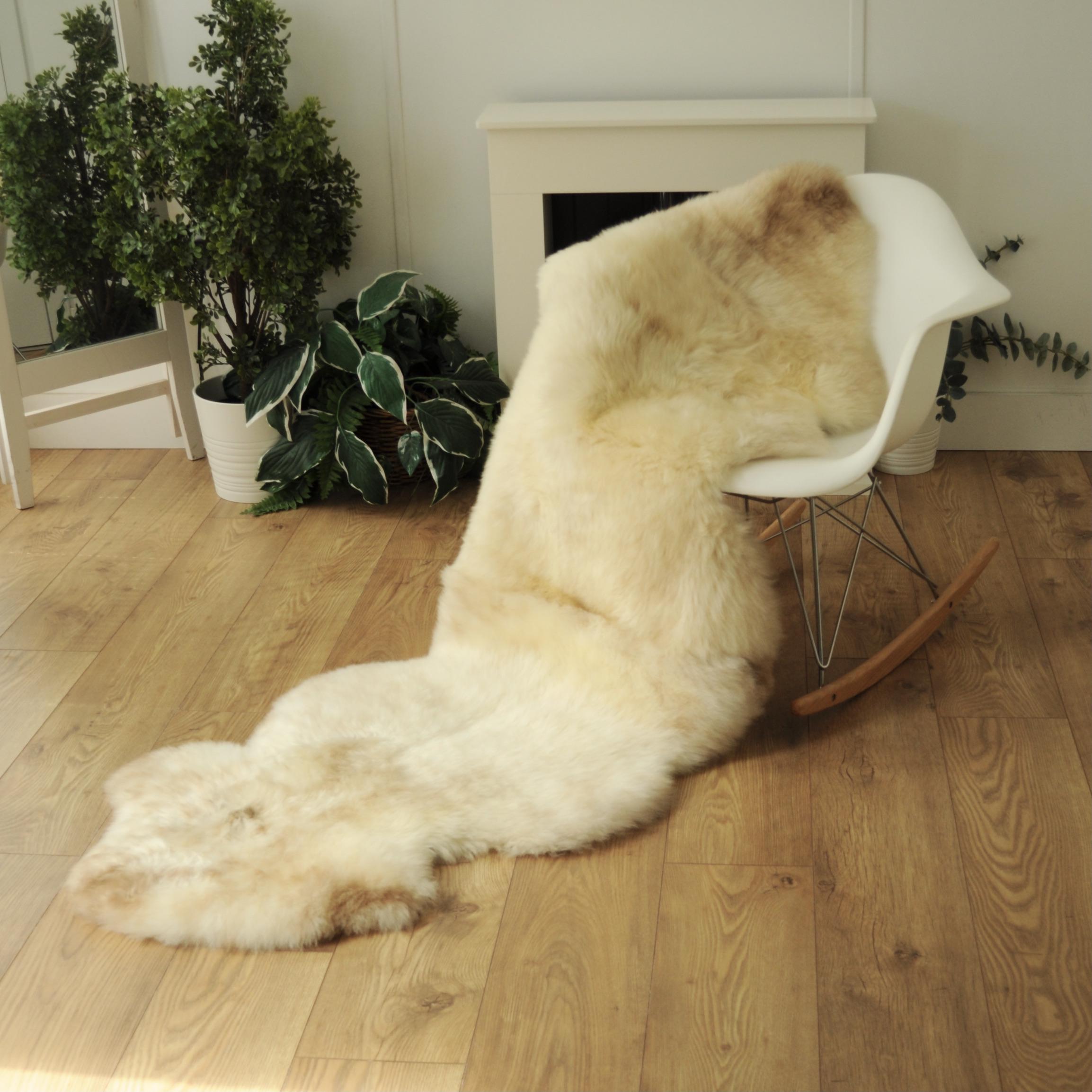 British Organic Double Sheepskin Rug - Sheepskin.co.uk British