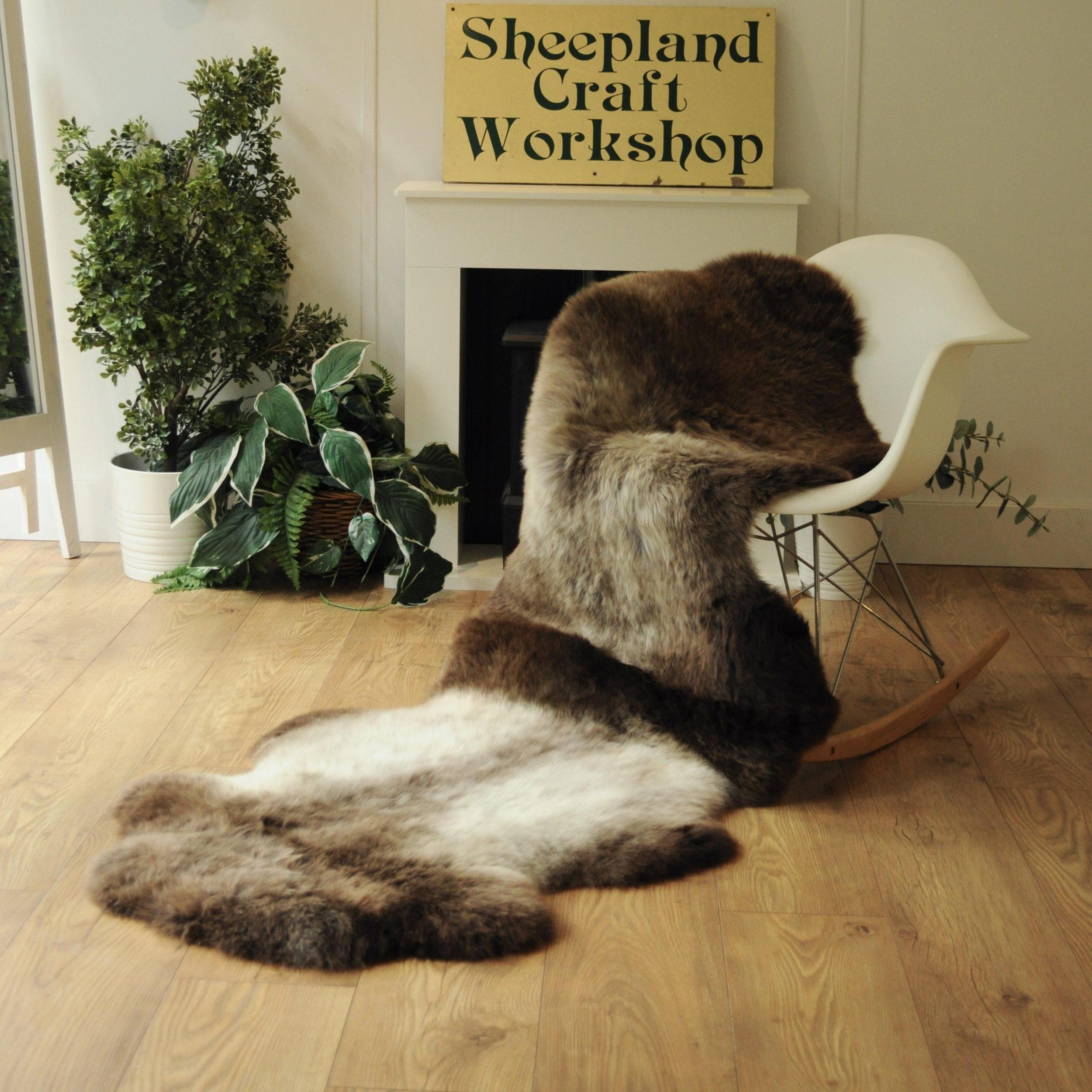 British Organic Double Sheepskin Rug - Sheepskin.co.uk British