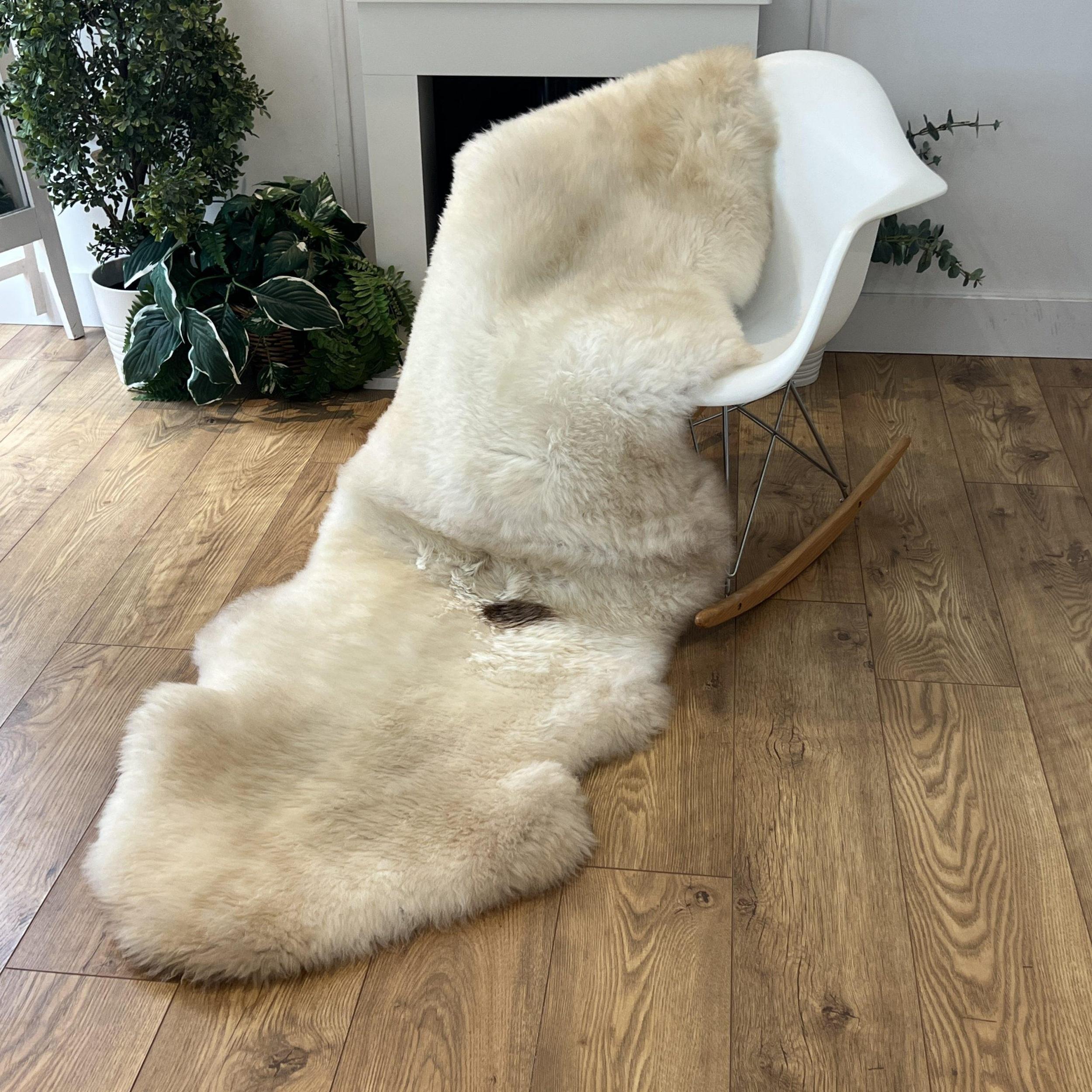 British Organic Double Sheepskin Rug - Sheepskin.co.uk British