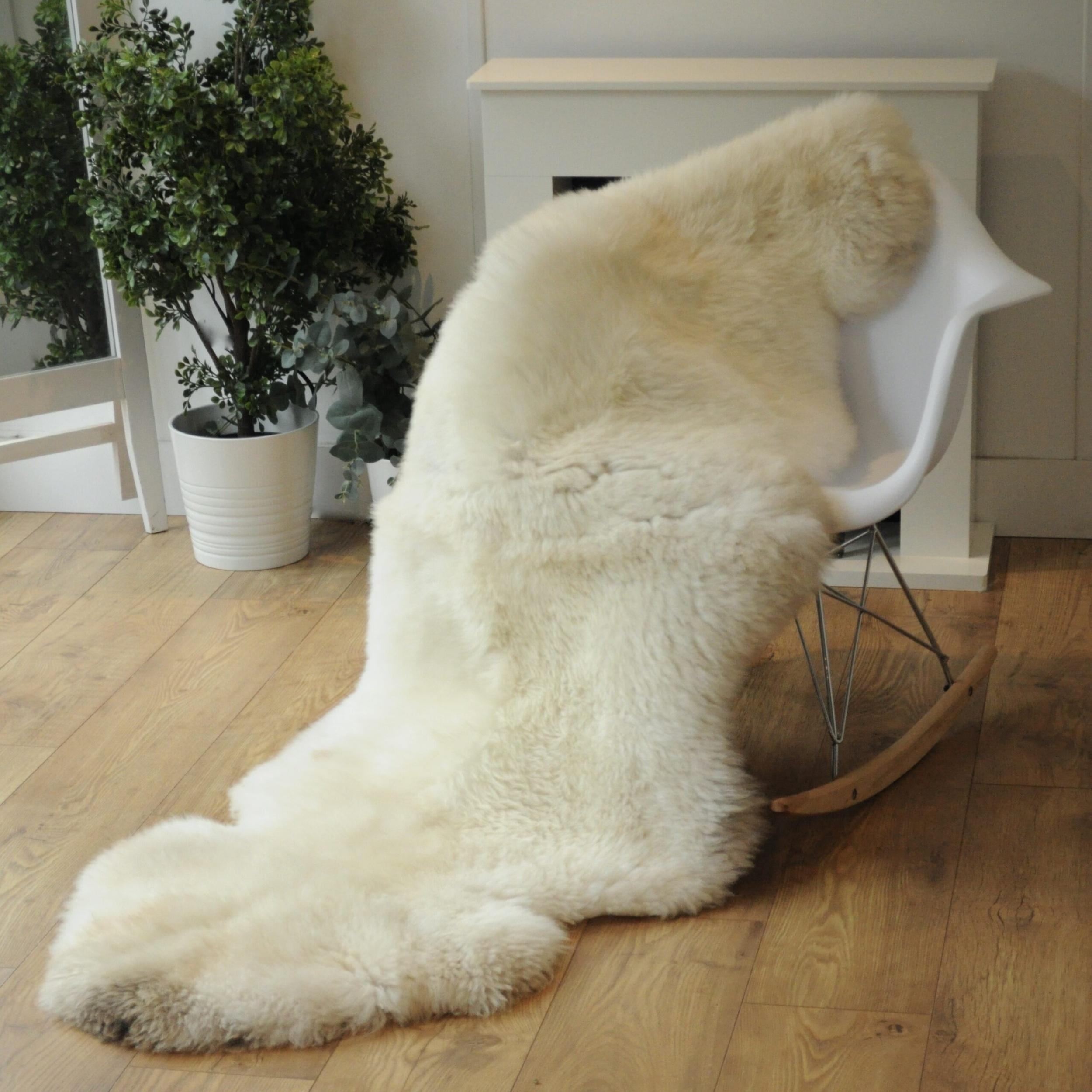 British Organic Double Sheepskin Rug - Sheepskin.co.uk British