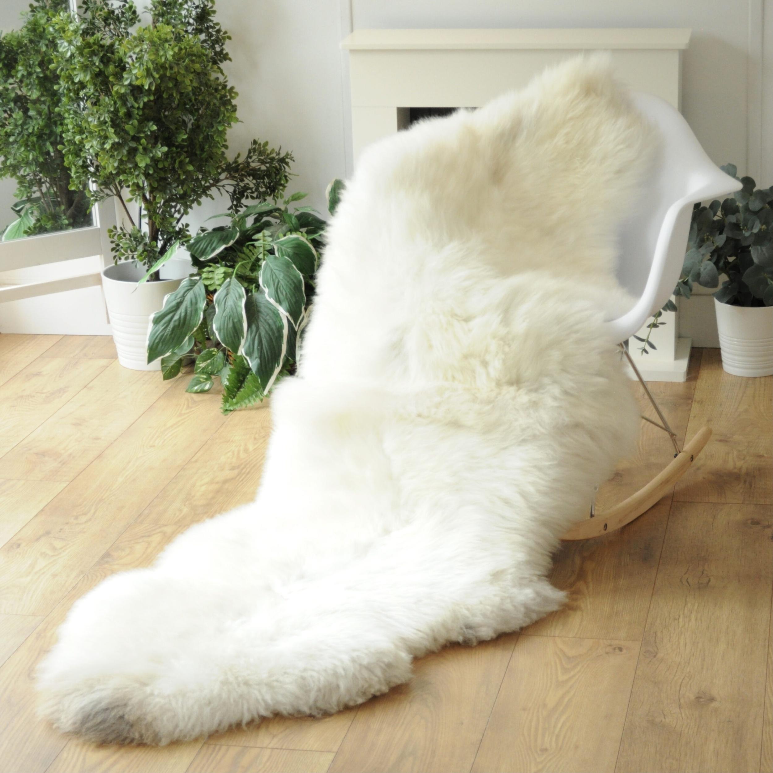 British Organic Double Sheepskin Rug - Sheepskin.co.uk British