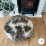 Luxury Handmade 100% British Sheepskin Pouffe - Various Colours ...